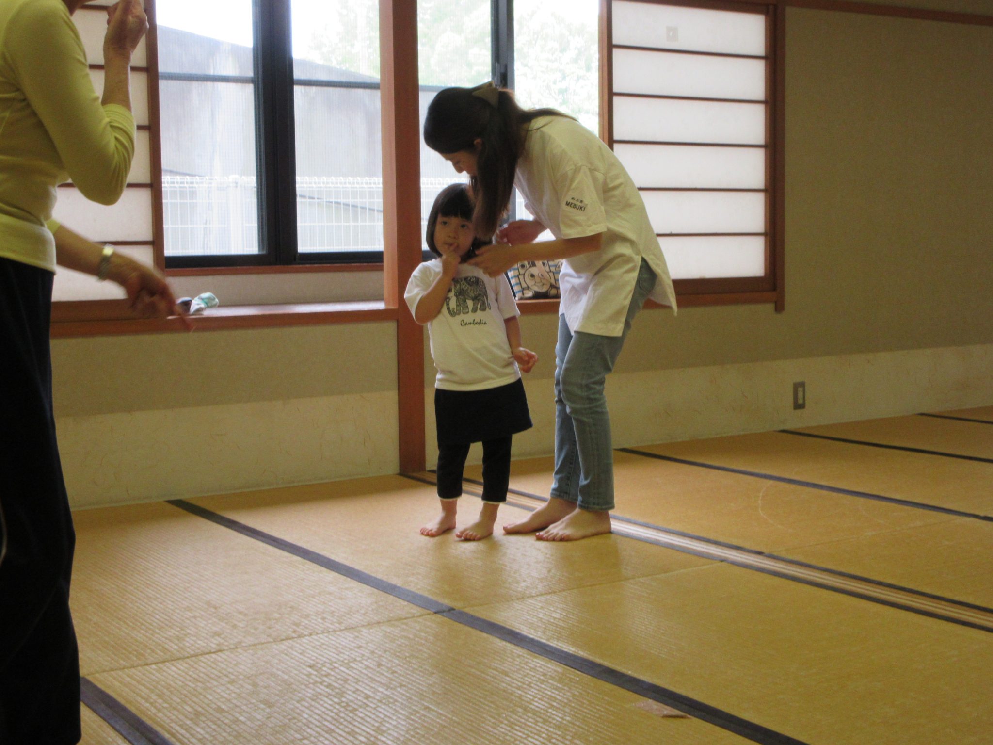 親子英語DEエクササイズ教室10回目 滋賀県立武道館